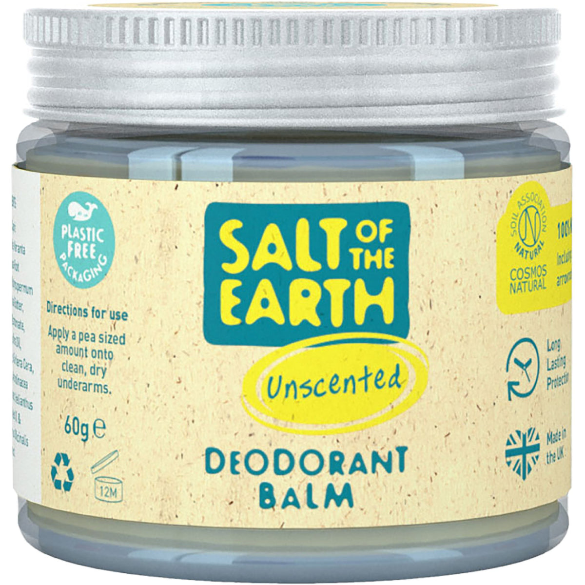Salt of the Earth | Natural Deodorant Balm | Unscented | MyPure ...