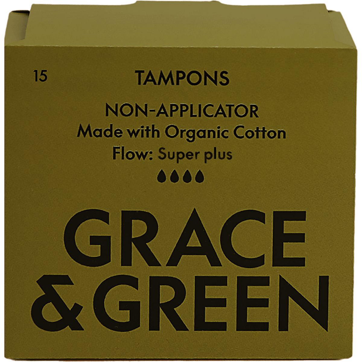 Buy Grace & Green Organic Cotton Tampons - Super Plus | MyPure – mypure ...