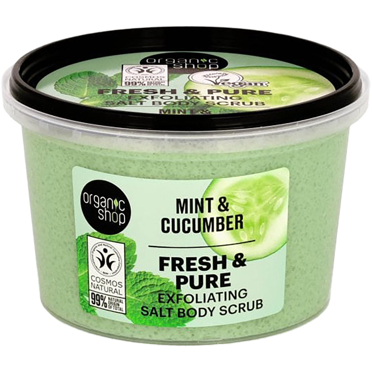 Buy Organic Shop Body Scrub | Fresh & Pure, Mint & Cucumber | MyPure ...
