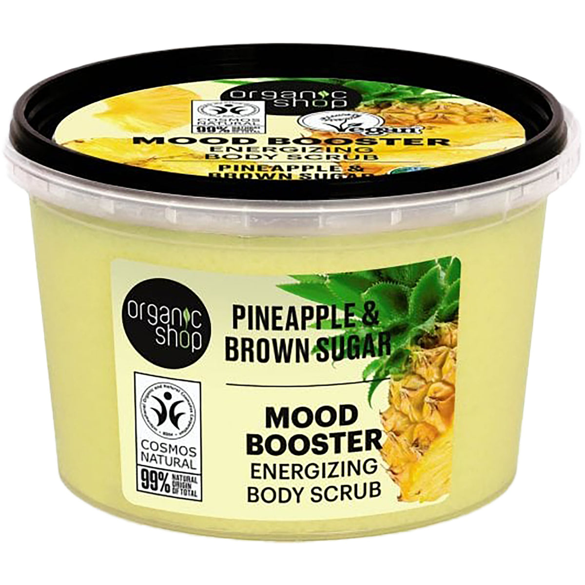 Buy Organic Shop Body Scrub | Mood Booster Pineapple & Brown Sugar ...