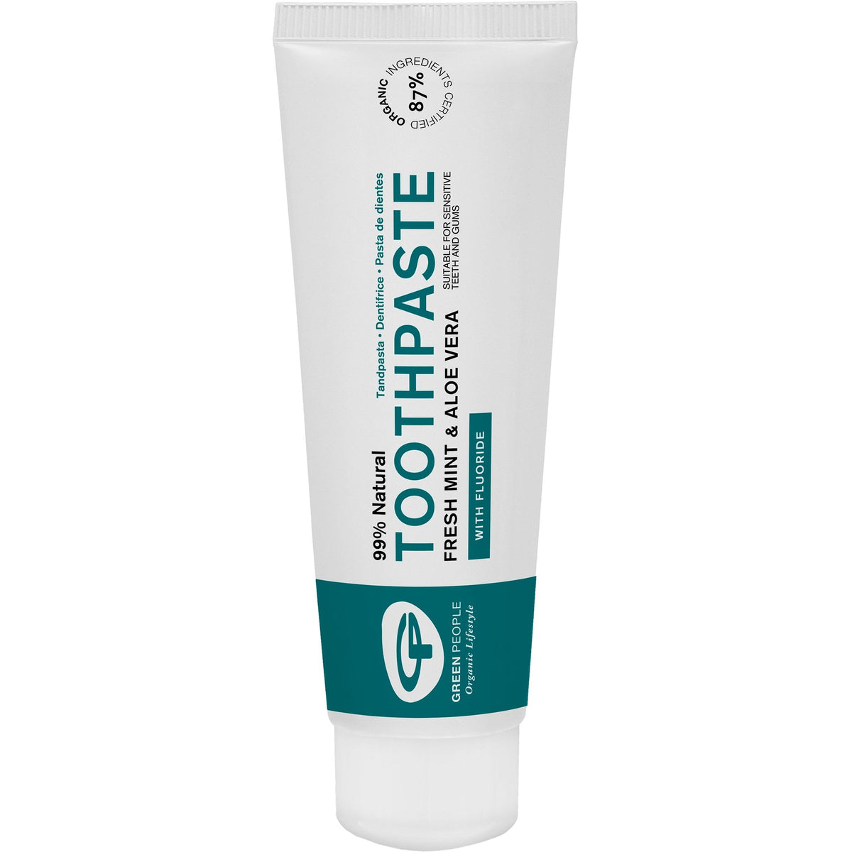 Green People Fresh Mint Toothpaste with Fluoride | MyPure – mypure.co.uk
