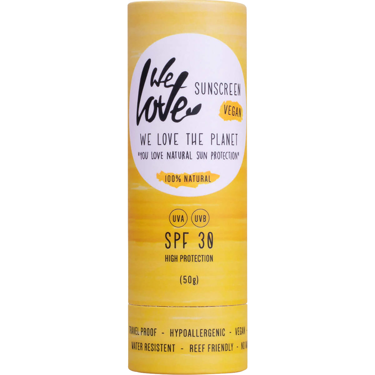 We Love The Planet | Natural Sunscreen Stick | SPF 30 – mypure.co.uk