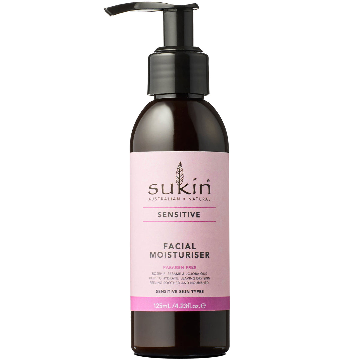 Buy Sukin Sensitive Facial Moisturiser - Pump | MyPure – mypure.co.uk