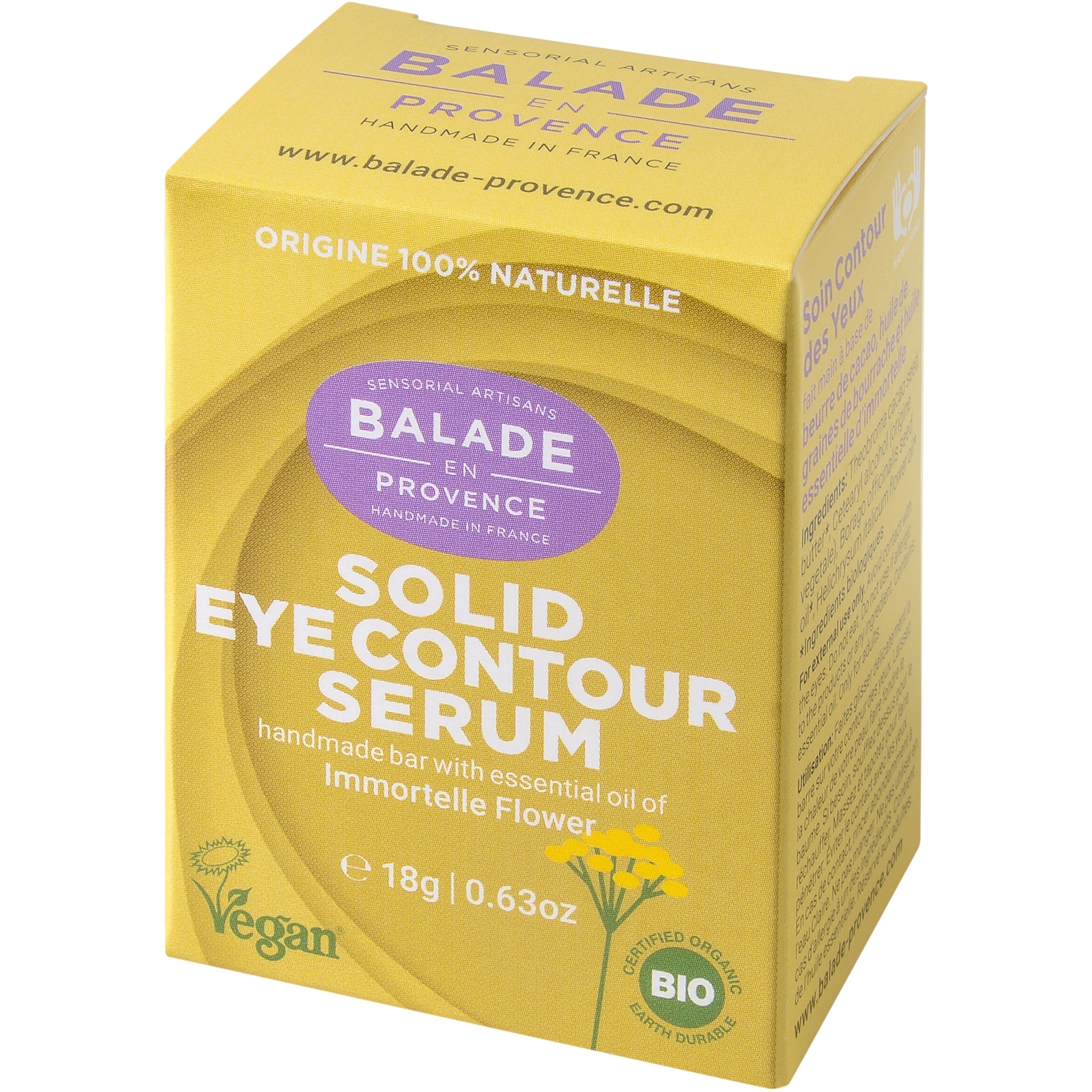 Buy BALADE EN PROVENCE Solid Eye Contour Serum Bar | MyPure — mypure.co.uk